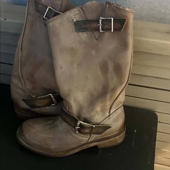 freebird | Shoes | Freebird Brown Leather Boots | Poshmark
